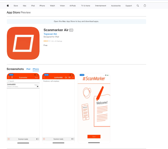 Manual Scanmarker Air-ENG – English Scanmarker